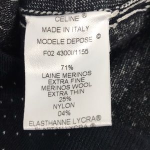 Celine | Sweaters | Celine Set Cardigan With Scarf Small Size | Poshmark